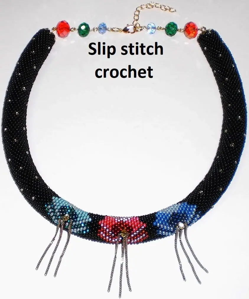 Bead Crochet Rope patterns,Spiral Harness - Crealandia