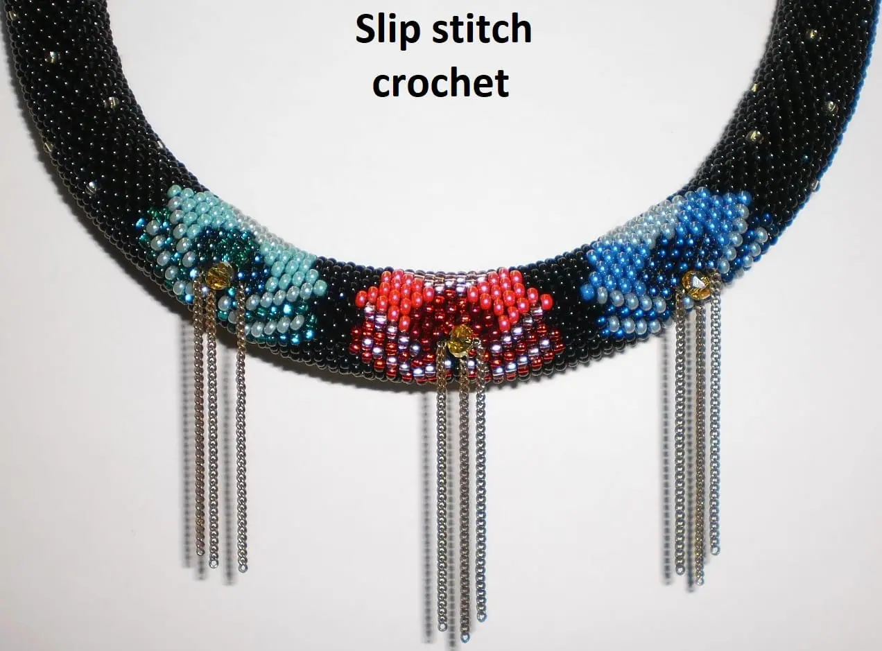 Bead Crochet Rope patterns,Spiral Harness - Crealandia