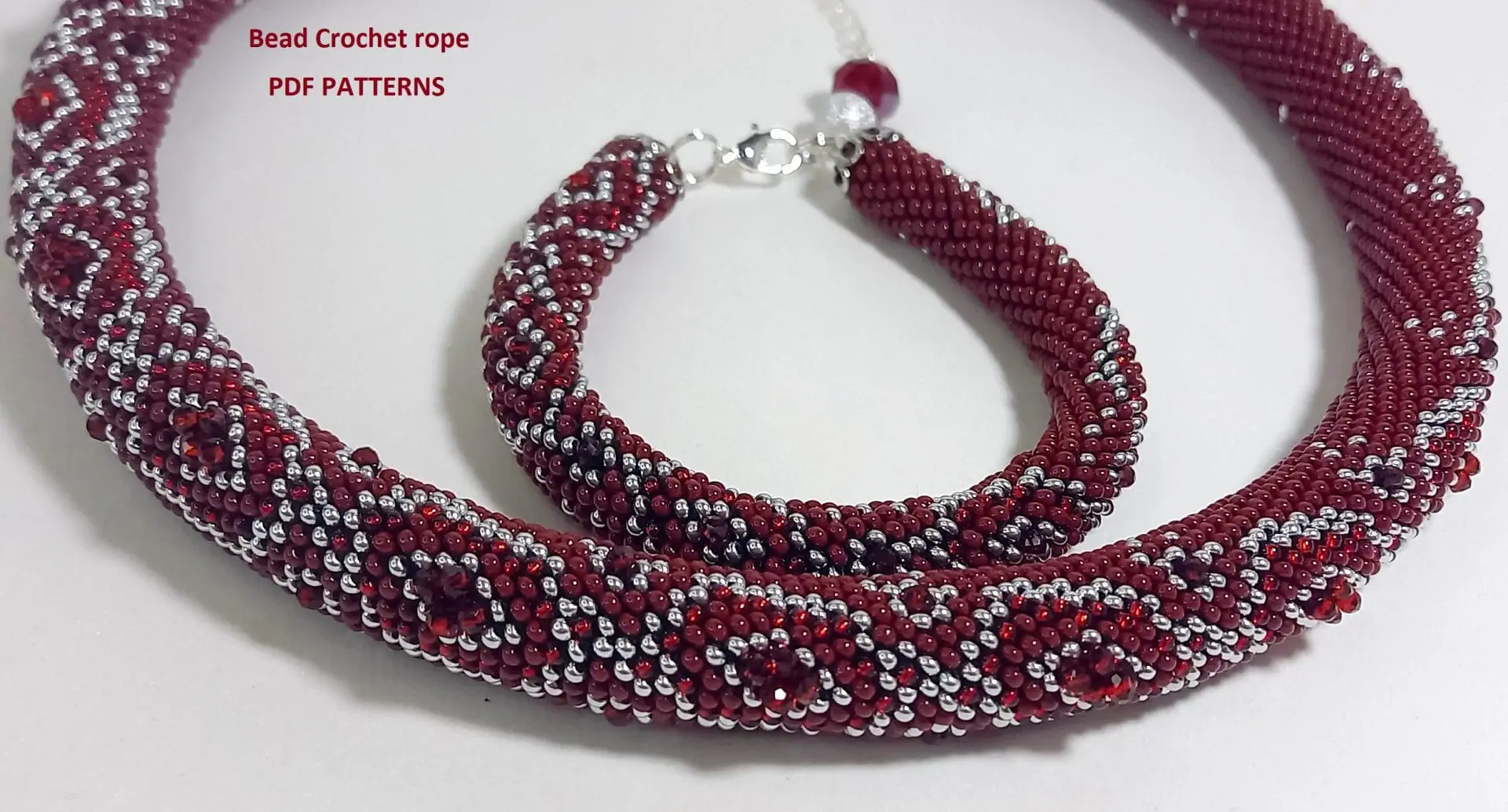 Bead Crochet Rope patterns,Spiral Harness - Crealandia