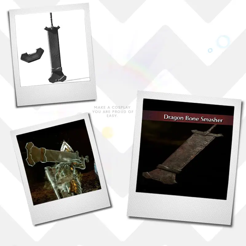 DEMONS SOULS: Dragon Bone Smasher - SWORD 3D STL