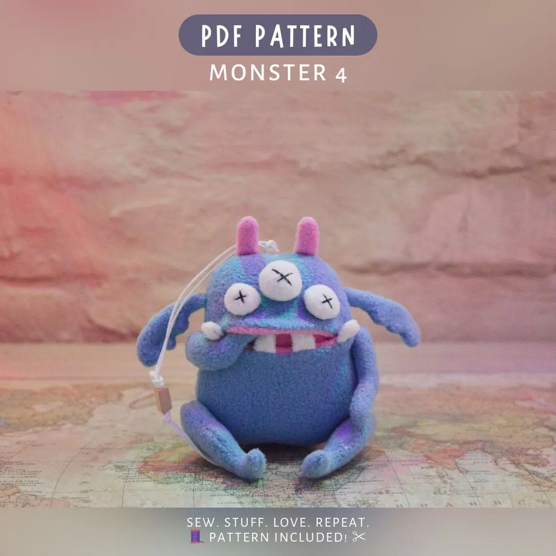 3-Eye Monster: DIY Fleece Fun