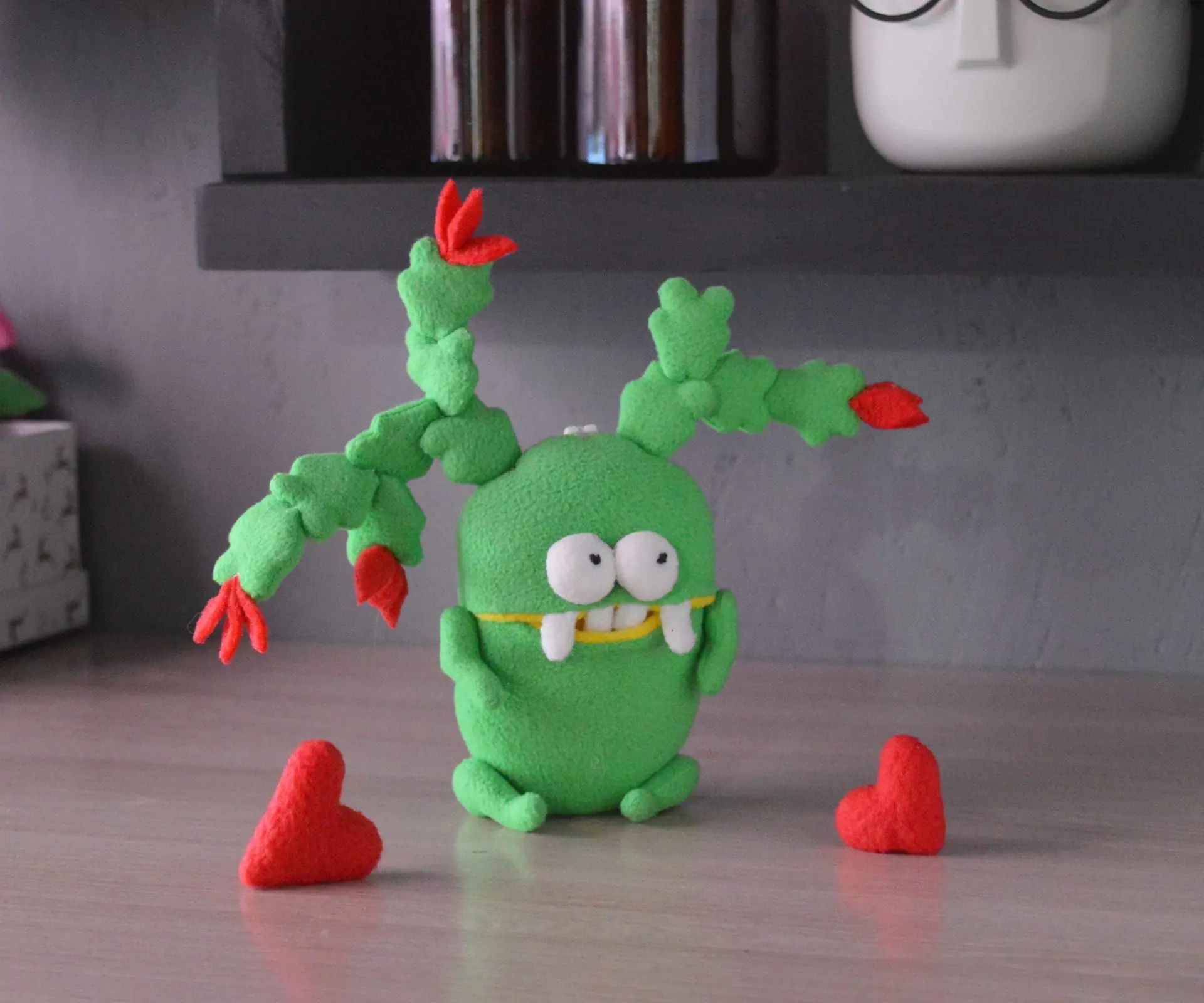 Secret-Mouth Cactus Squad – Plush Toy Sewing Pattern PDF - Crealandia