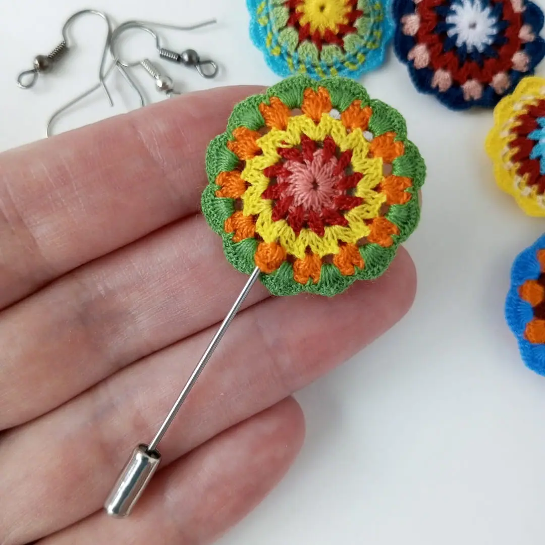 Handmade Crochet Brooch — Unique Gift for Any Occasion