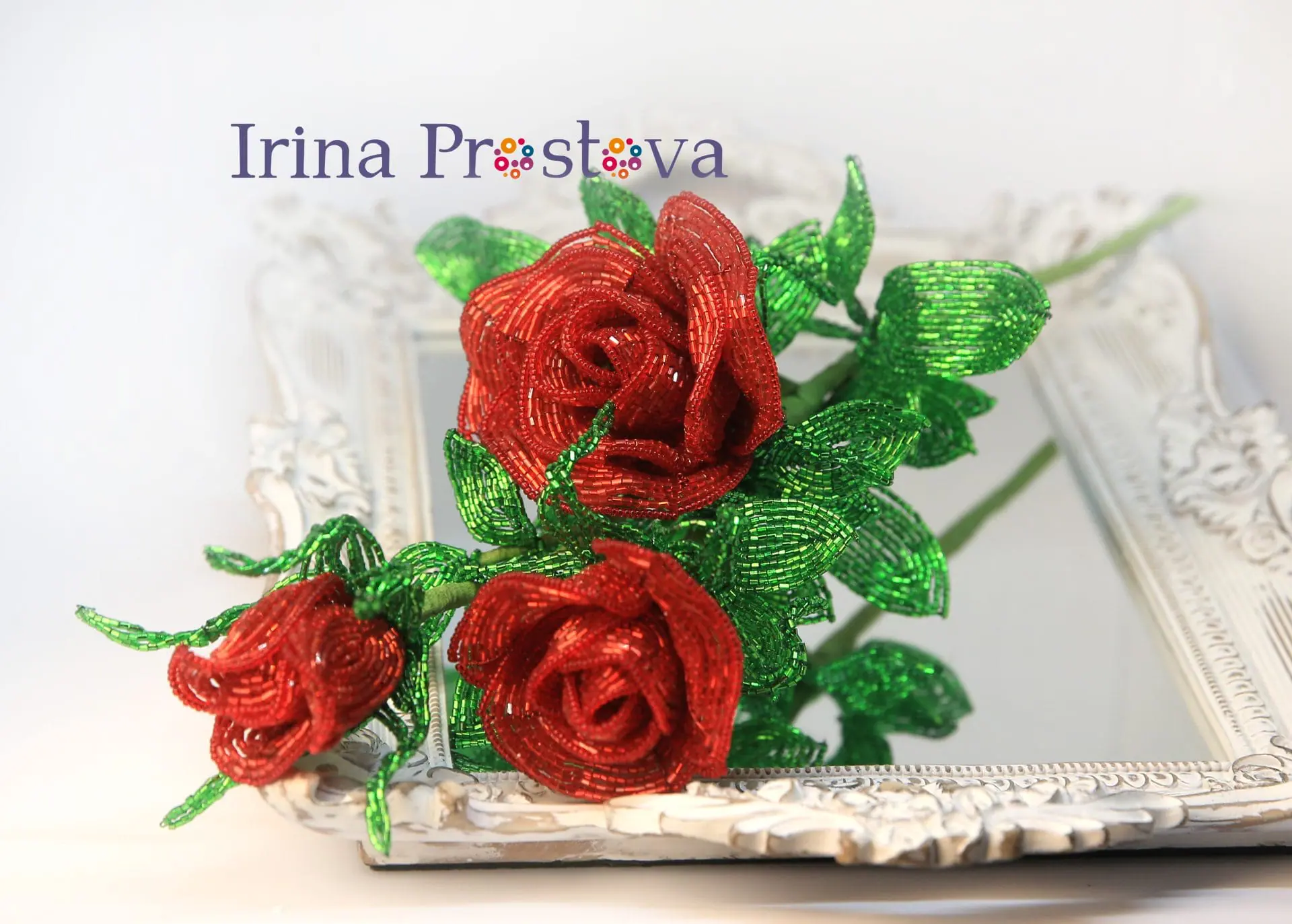 French Beaded Rose, Beaded Flowers pattern, Seed bead tutorials ...