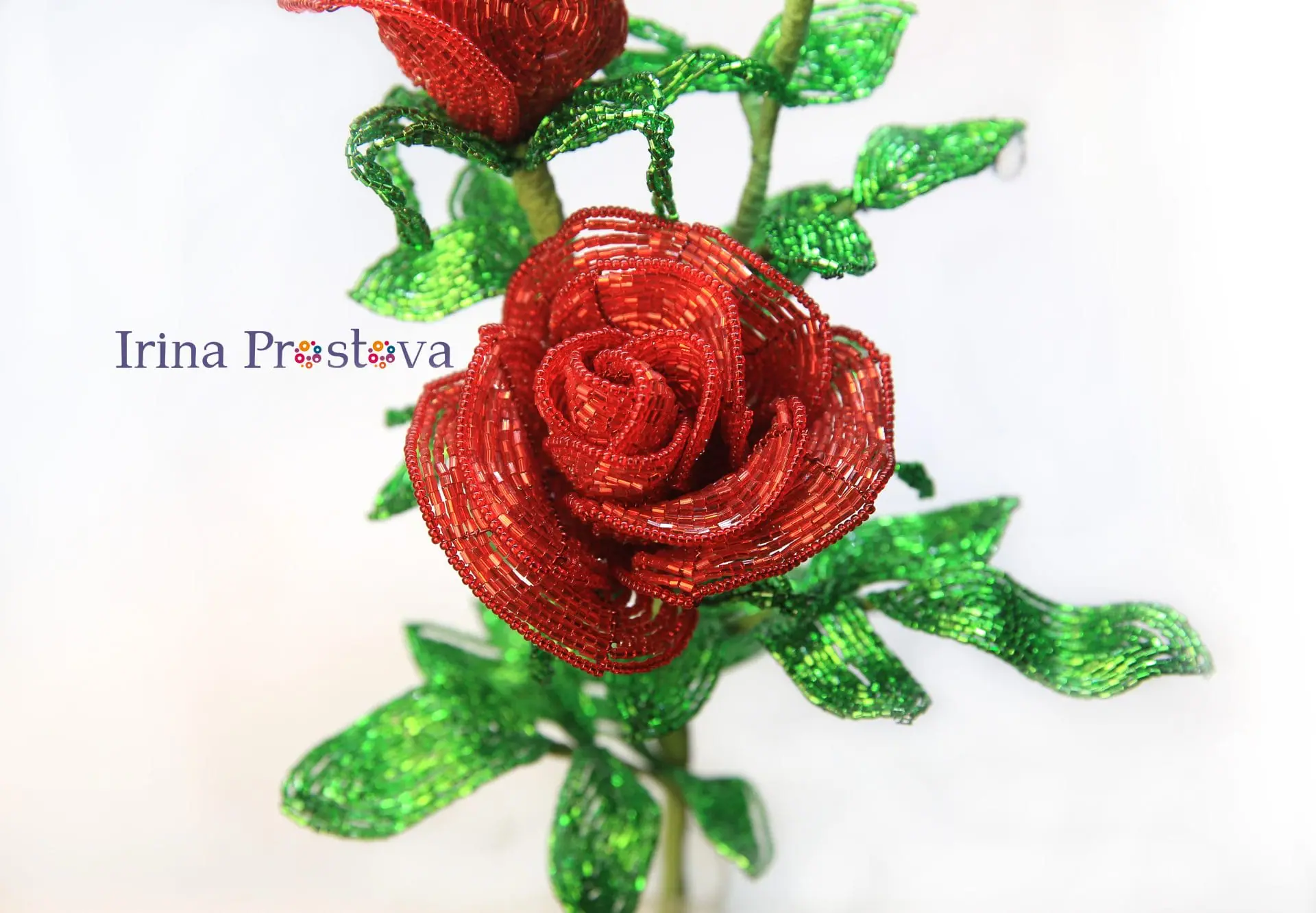 French Beaded Rose, Beaded Flowers pattern, Seed bead tutorials ...