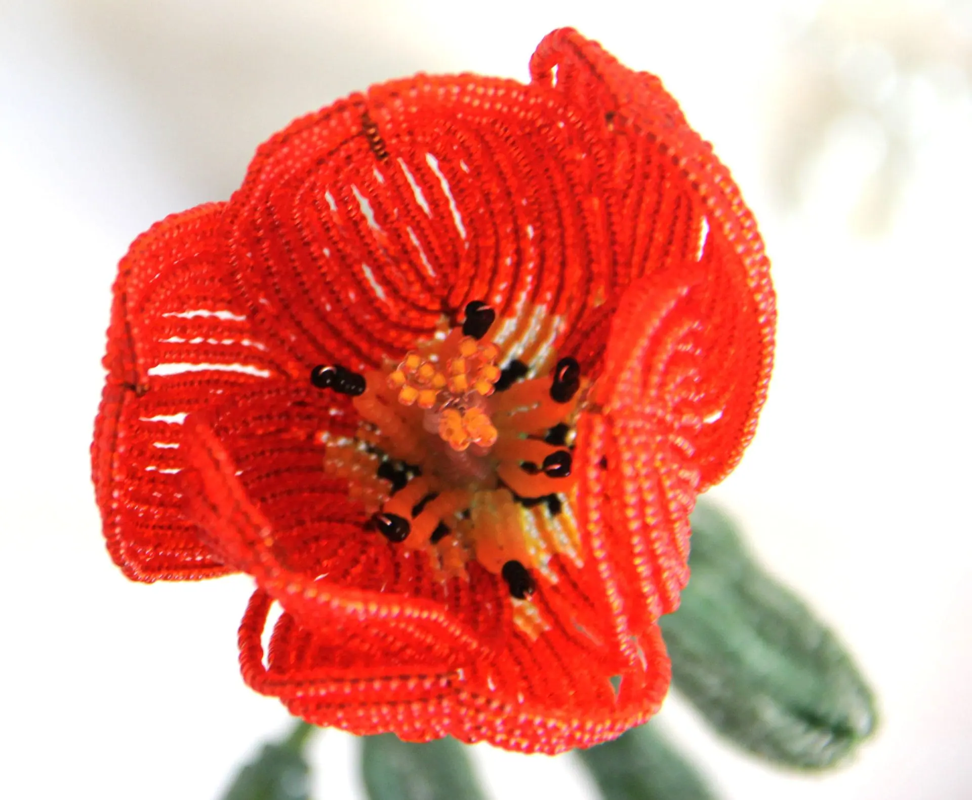 Beaded flowers pattern tulip, Narcissus - Crealandia