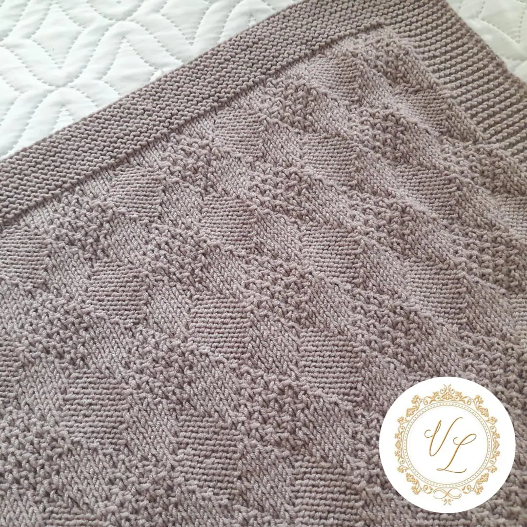 How to knit baby blanket: Step-by-Step Knitting Pattern