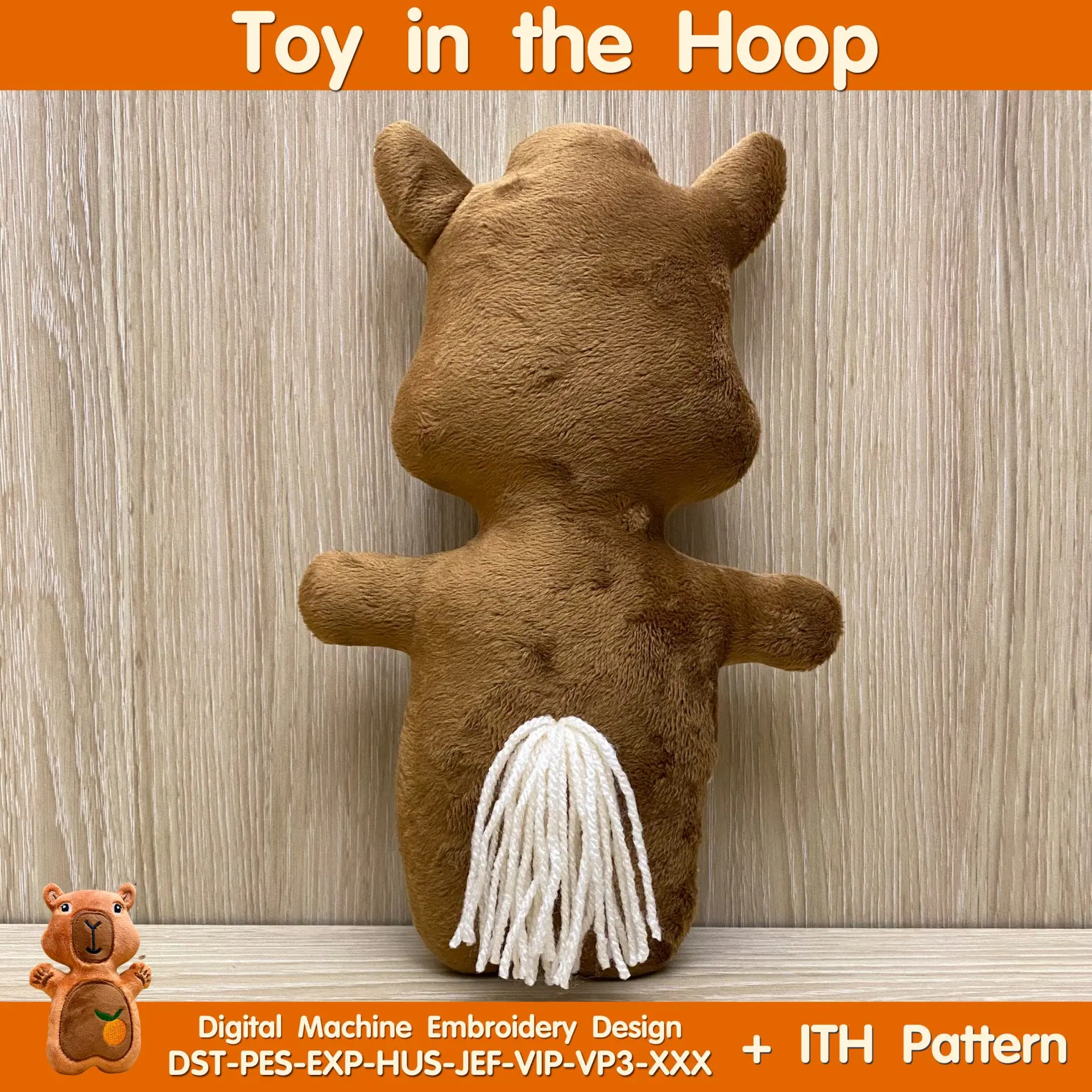 ITH pattern Horse toy In The Hoop machine embroidery design