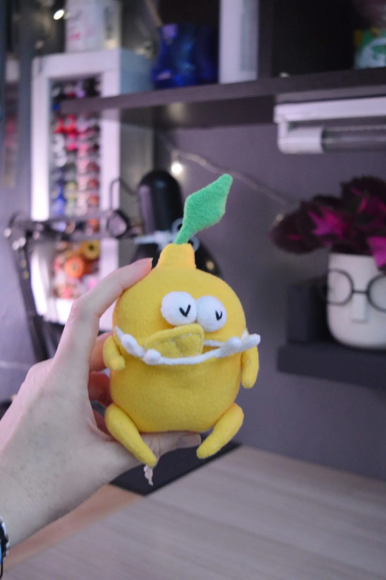 Lemon Plush PDF Pattern – Cute DIY Soft Toy with Pocket