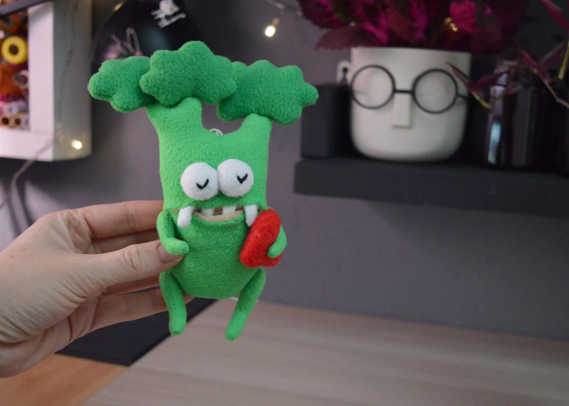 Broccoli Plush Pattern – PDF Soft Toy with Secret Mouth