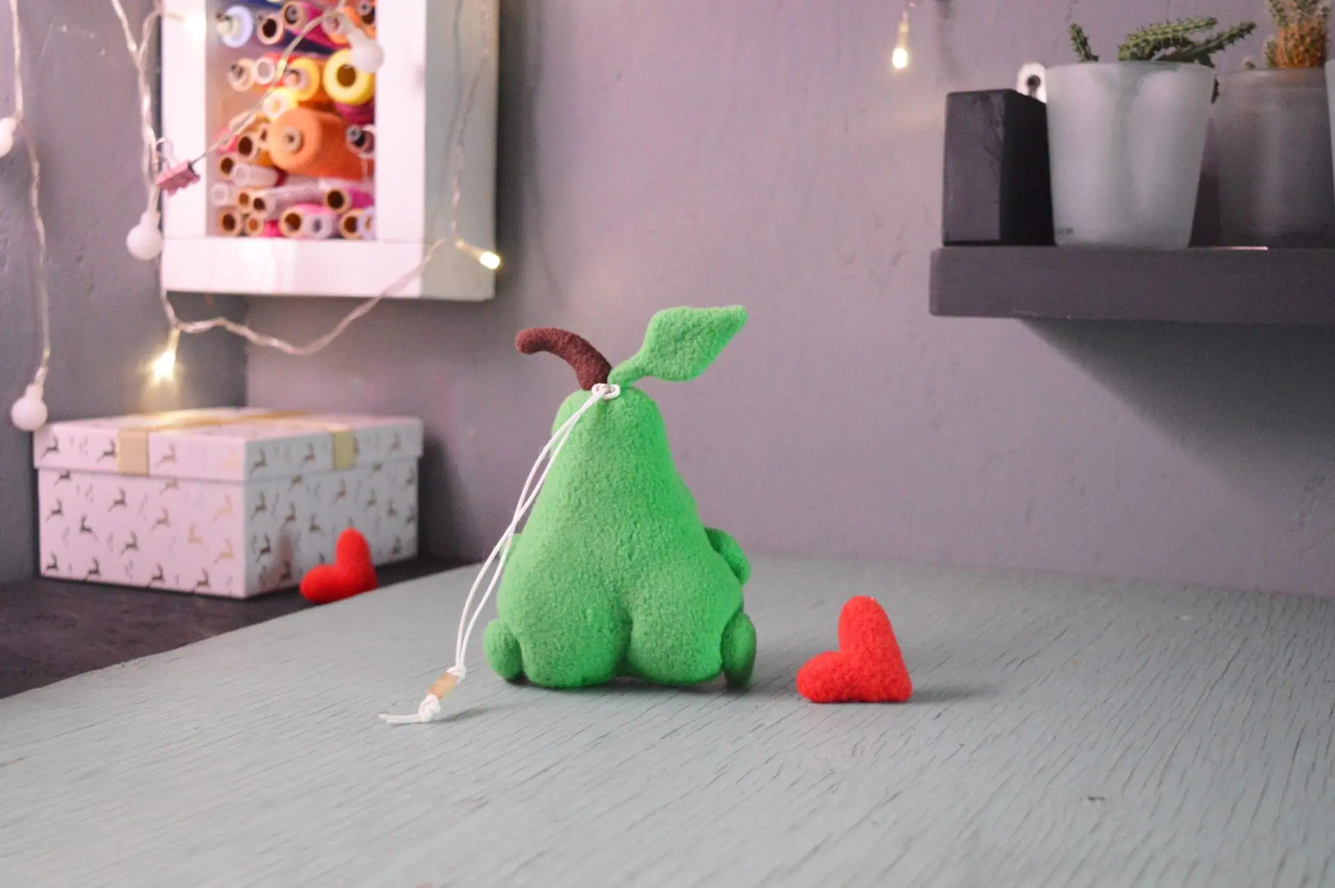 Pear Plush Sewing Pattern – Fleece Toy PDF Tutorial