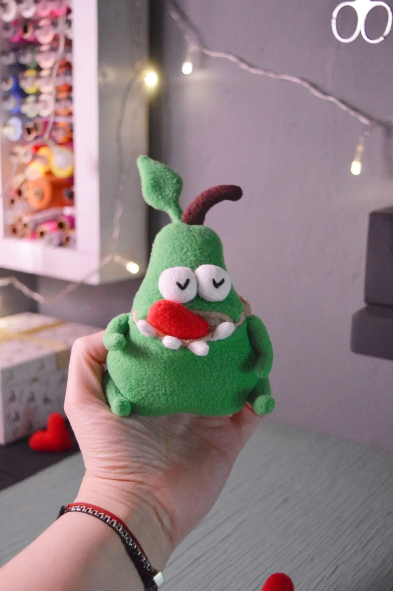Pear Plush Sewing Pattern – Fleece Toy PDF Tutorial