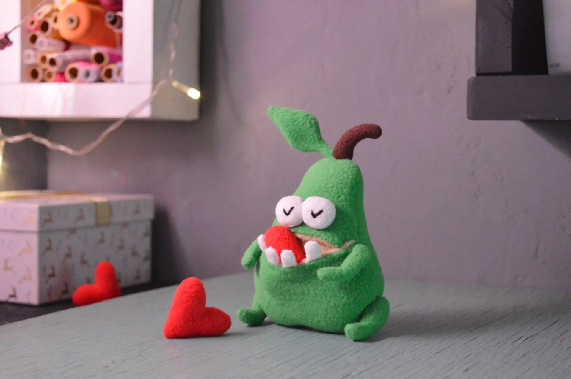 Pear Plush Sewing Pattern – Fleece Toy PDF Tutorial