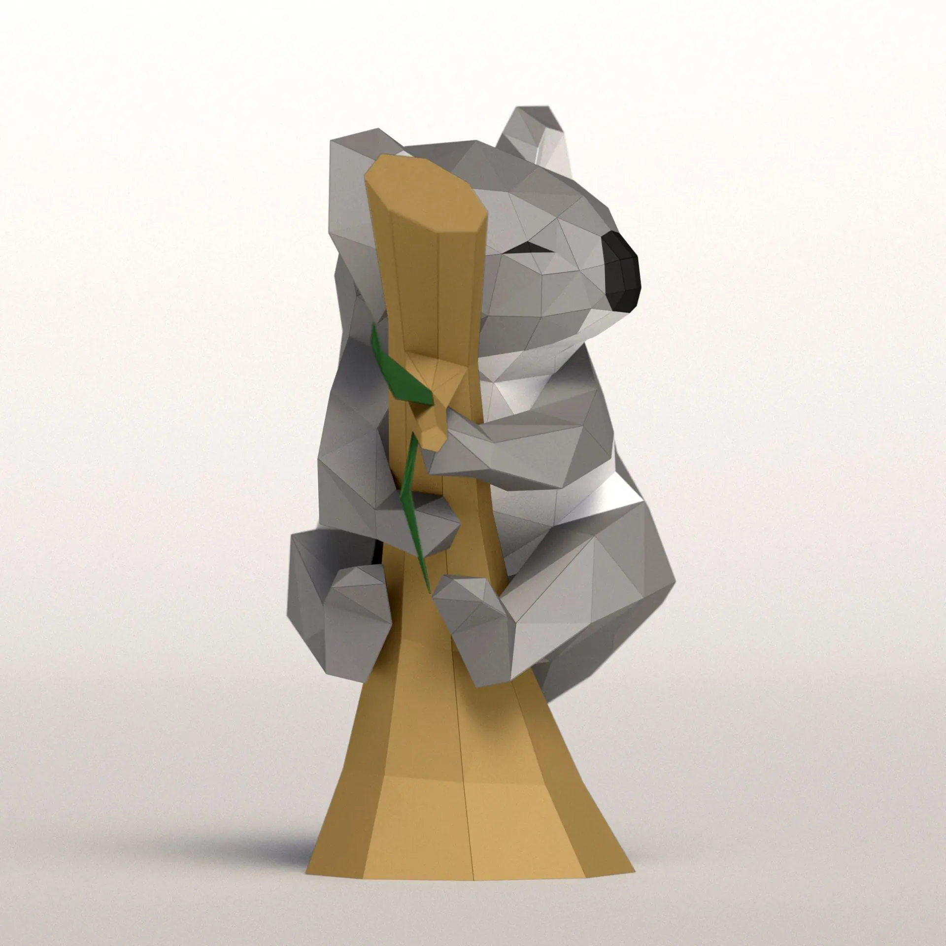 3d Papercraft Koala PDF Templates - Crealandia