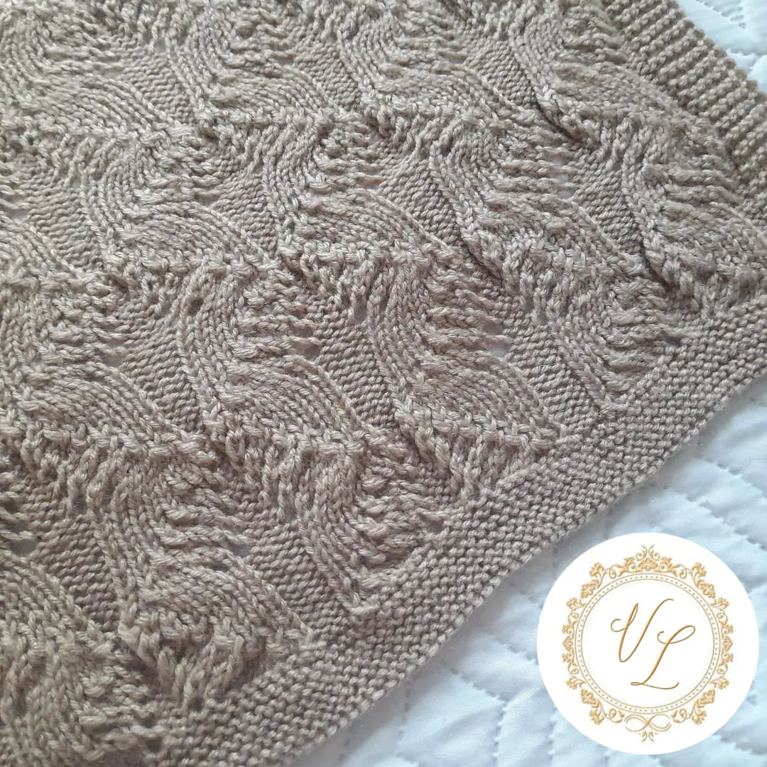 How to knit baby blanket: Step-by-Step Knitting Pattern