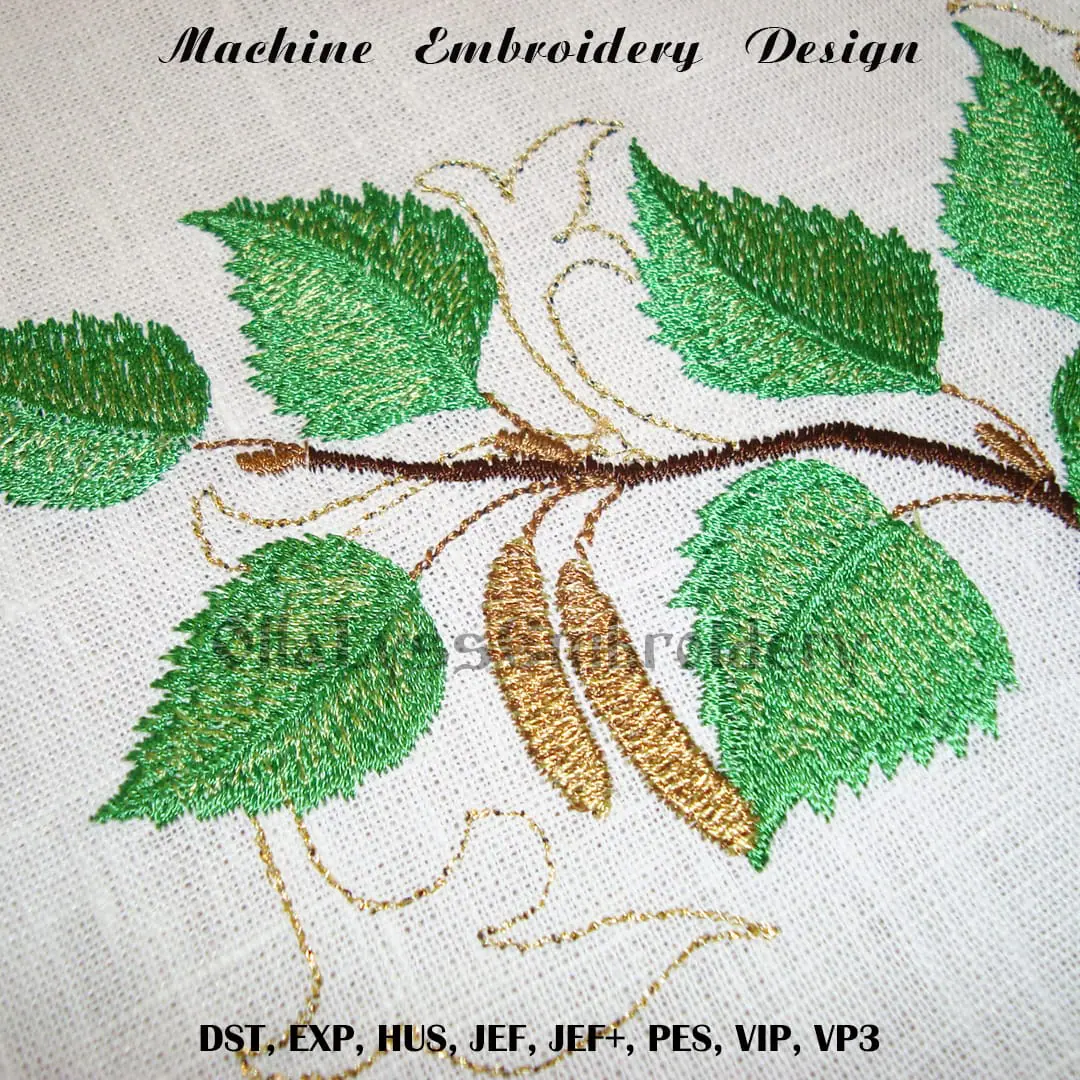 Birch Tree Branches set of embroidery designs