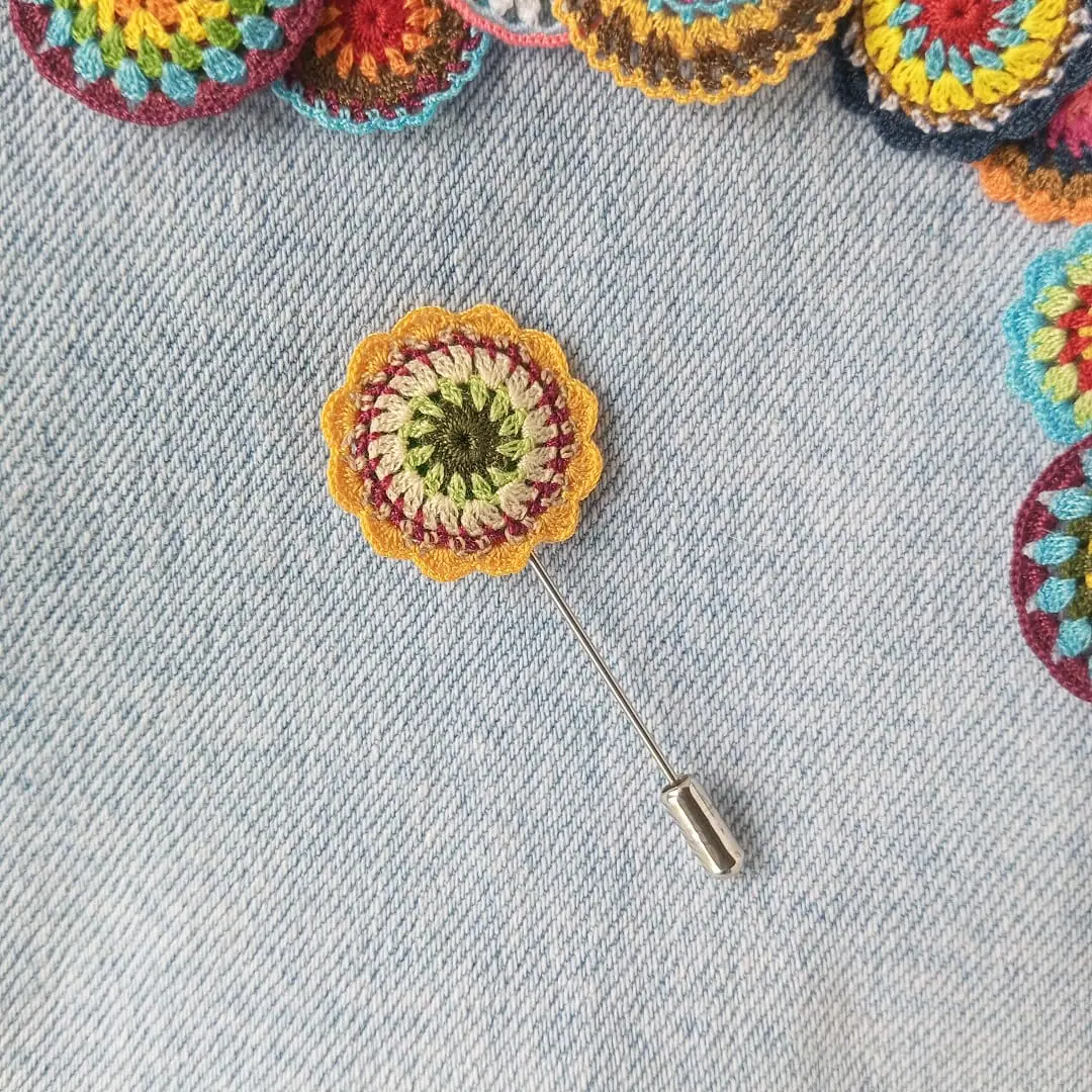 Micro Crochet Brooch — Small-Scale Jewels Collection