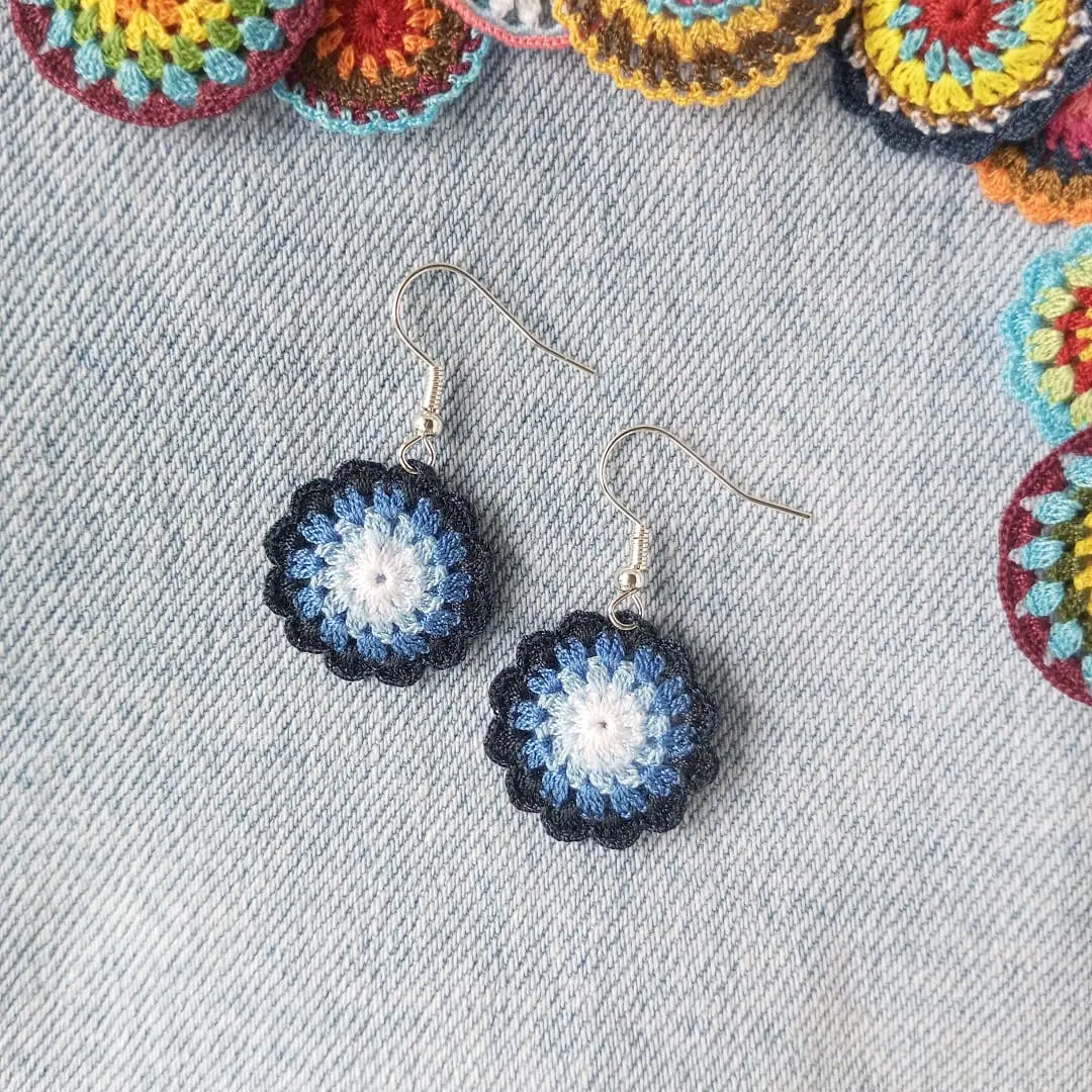 Micro Crochet Earrings - Small-Scale Jewels Collection