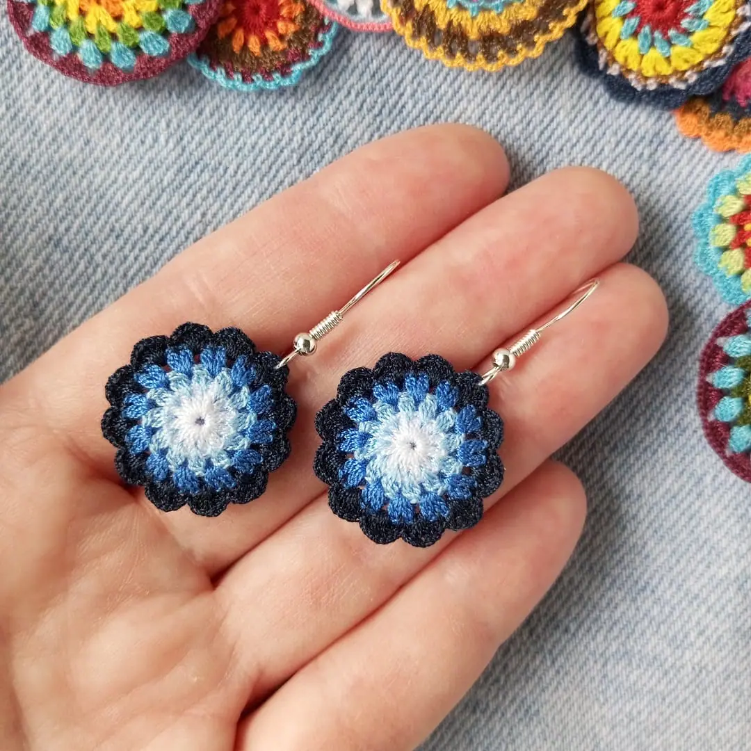Micro Crochet Earrings - Small-Scale Jewels Collection