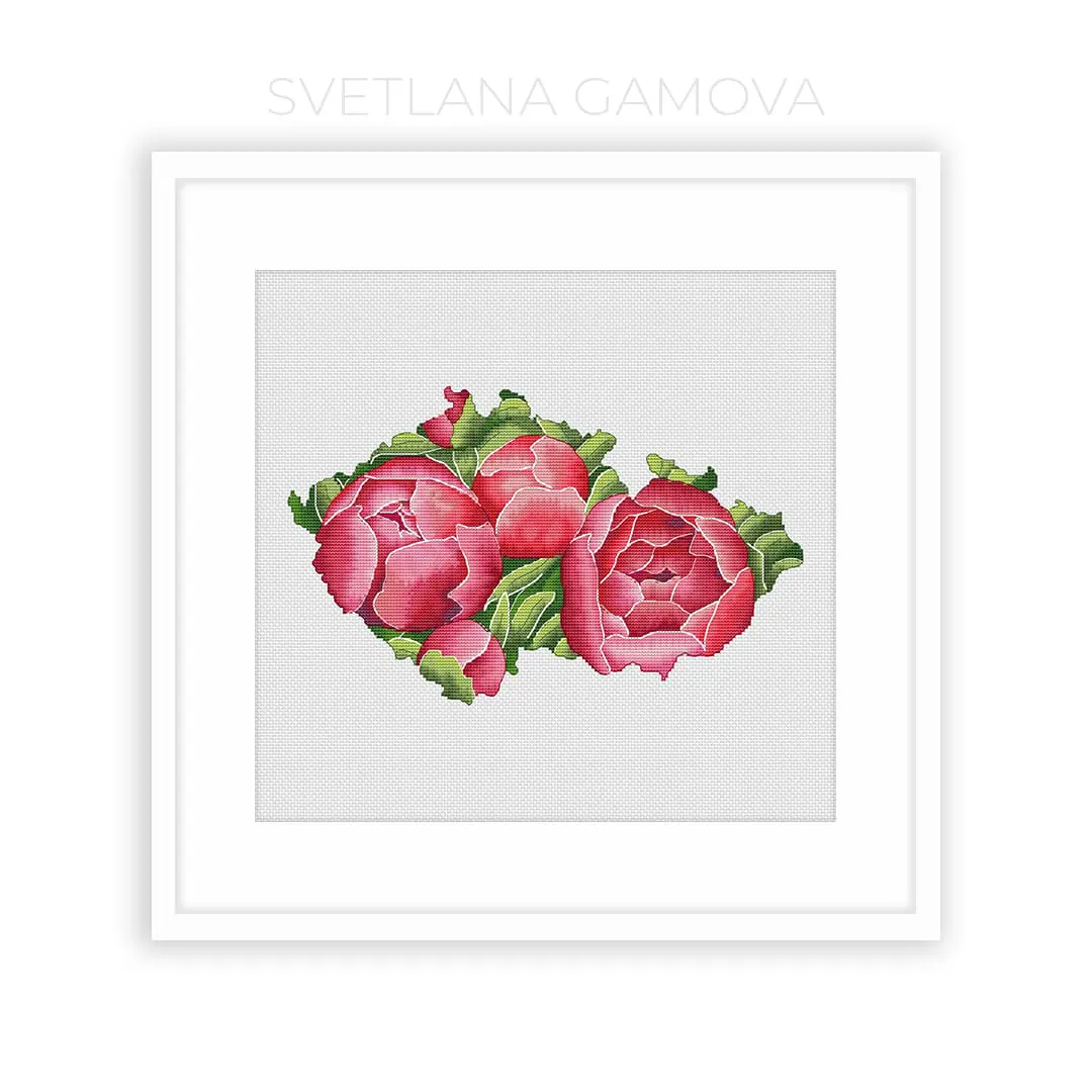 Map of Czech Republic Cross Stitch Pattern - Crealandia
