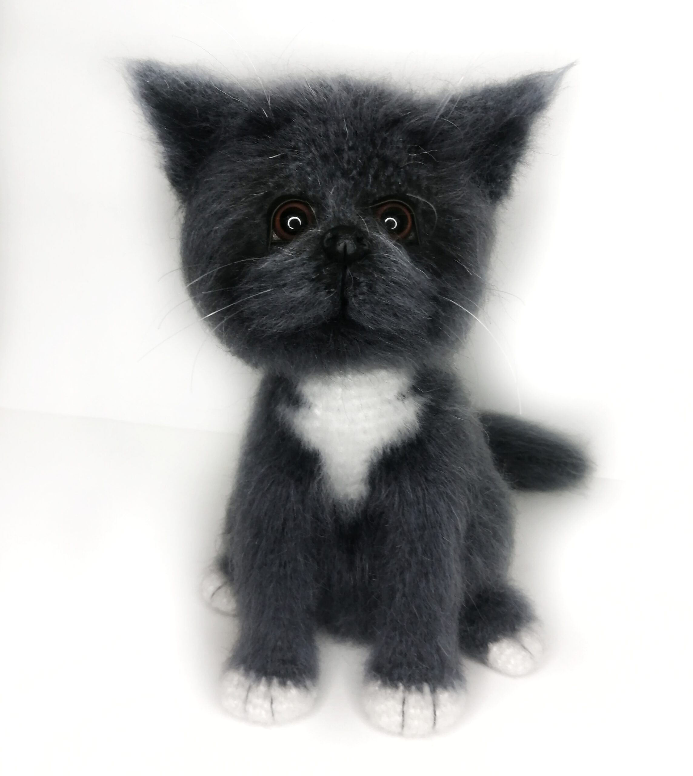 Interior realistic cat toy 10 inches high