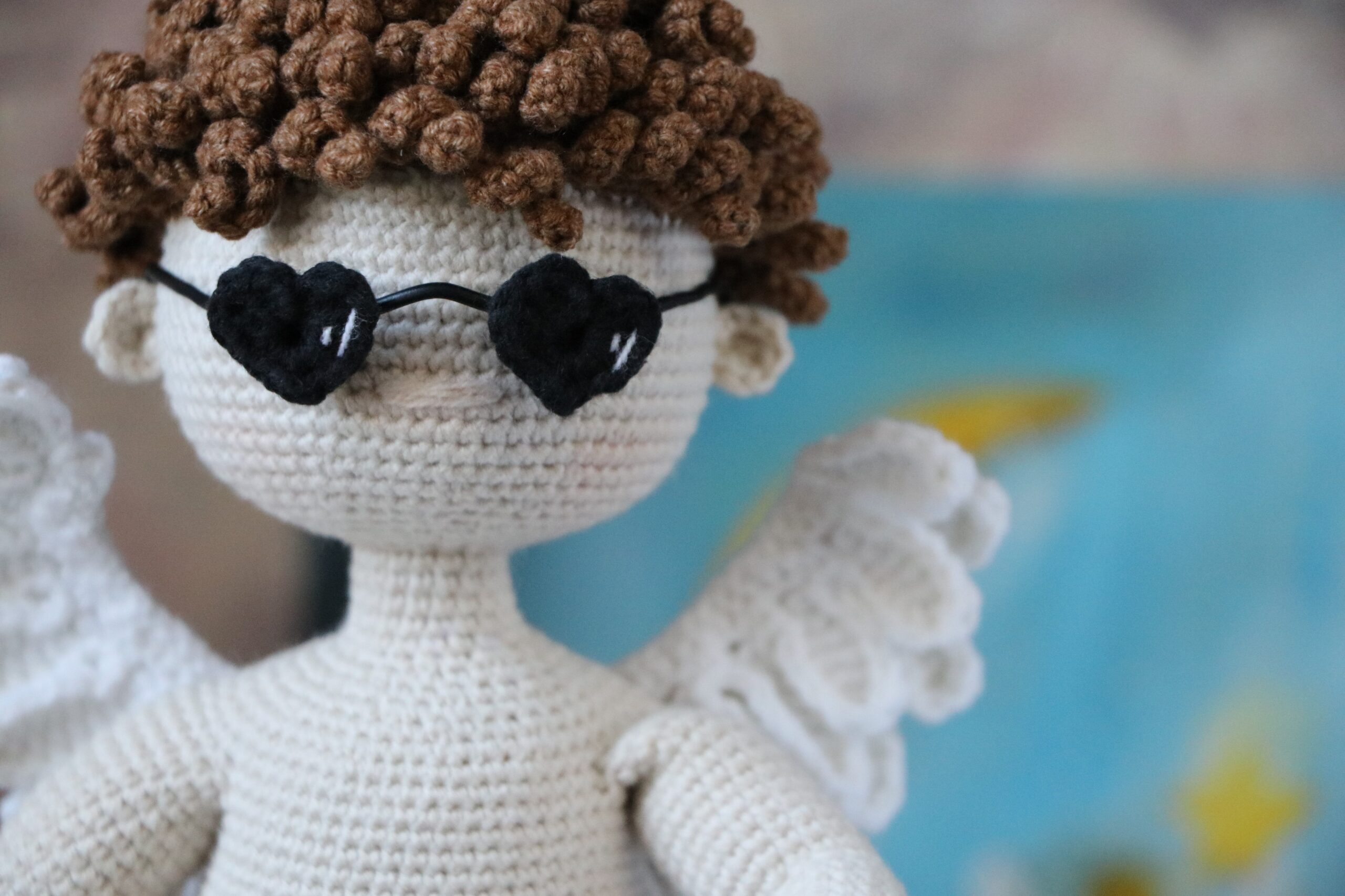 Cute Cupid crochet pattern amigurumi love amor pattern