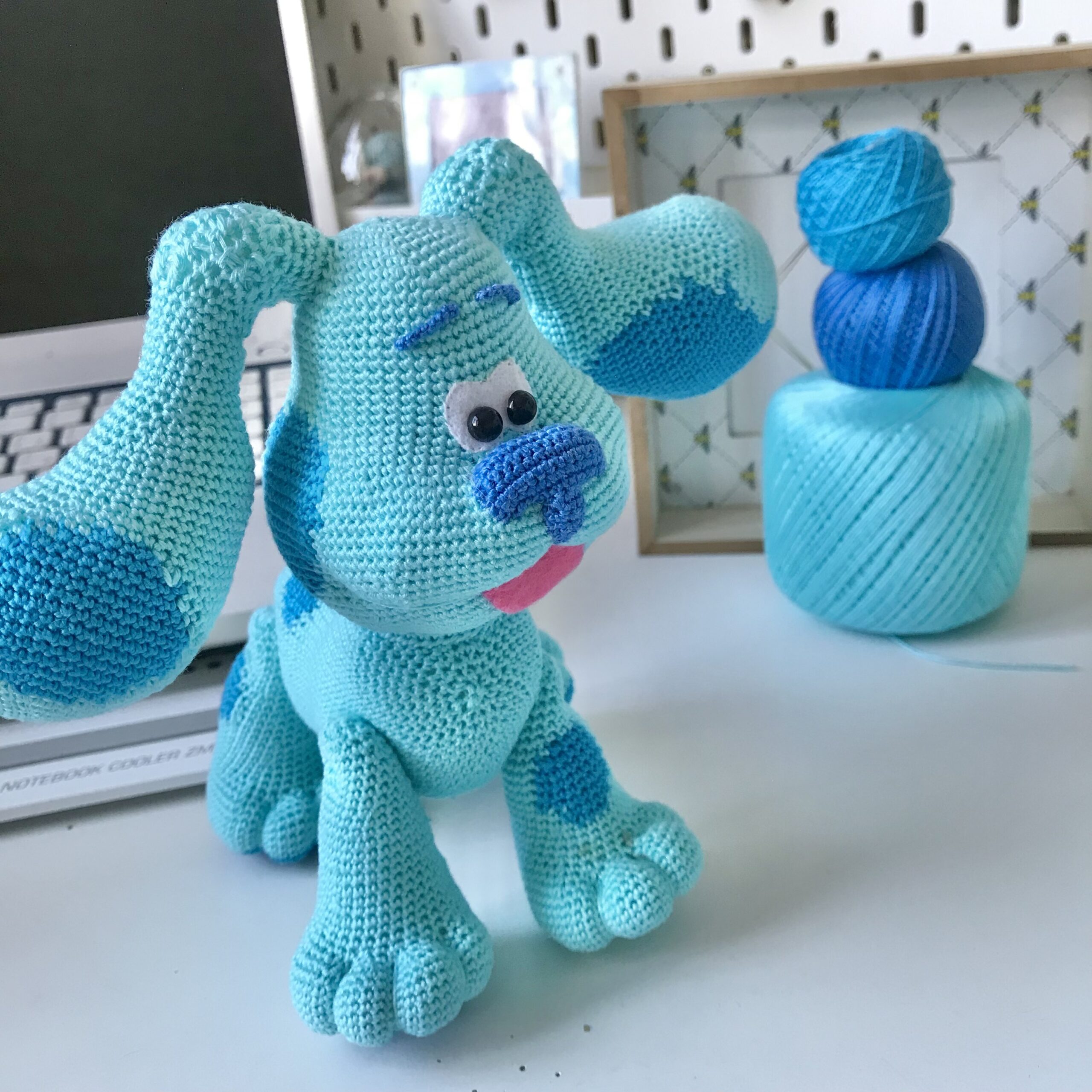 Crochet pattern Dog - Blues Clues and you - DailyDoll Shop