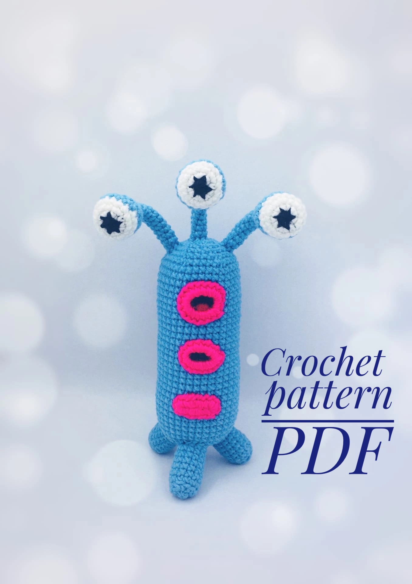 Crochet pattern Monster - DailyDoll Shop