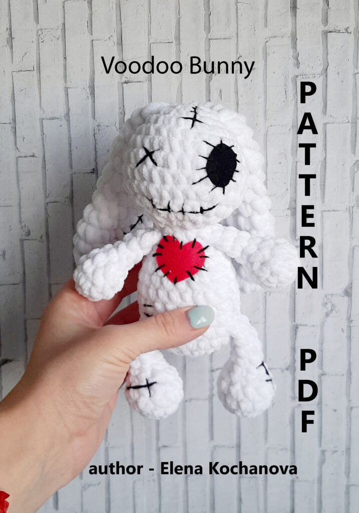 Voodoo rabbit pattern,Voodoo bunny pattern,bad bunny - DailyDoll Shop