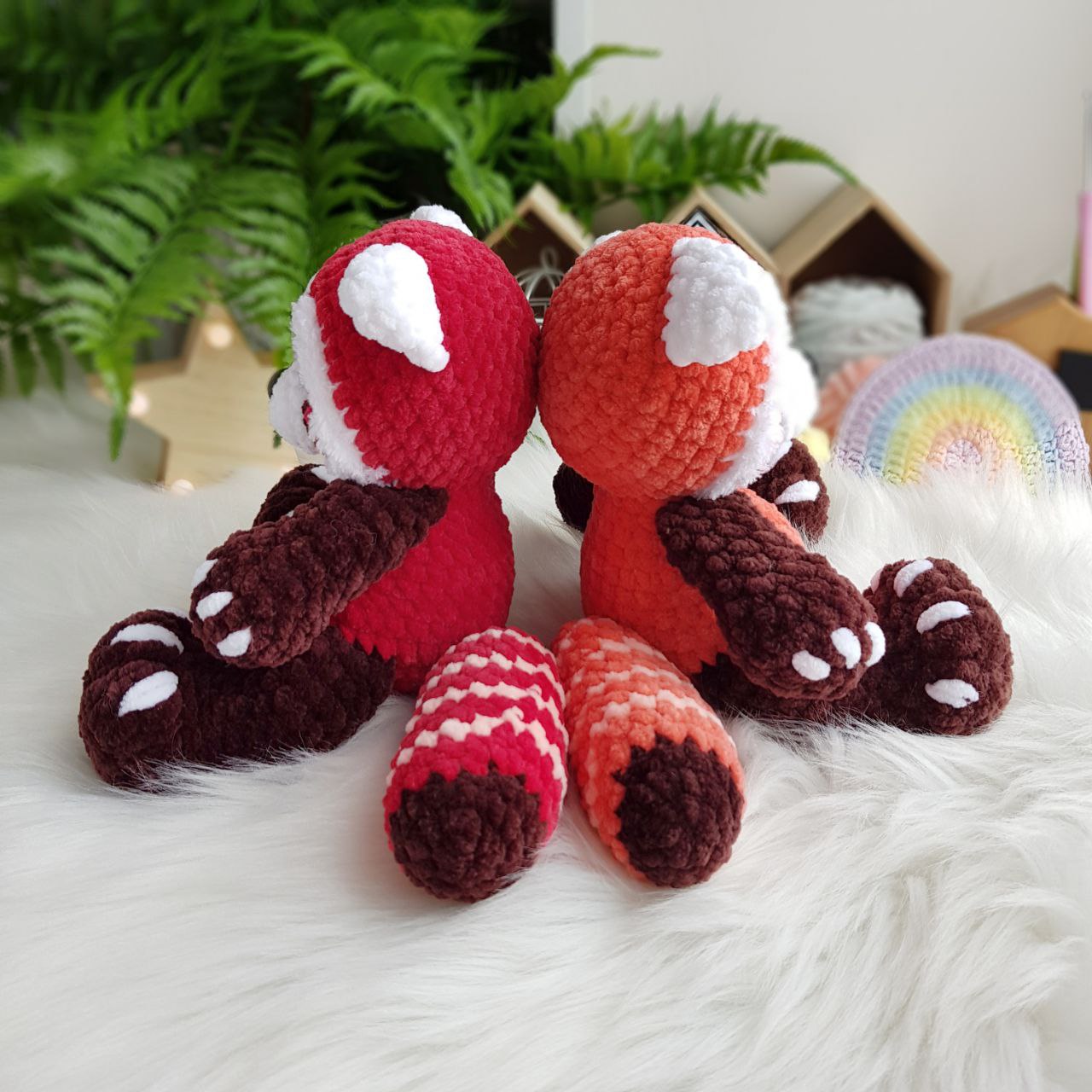 Crochet Red panda pattern - Amigurumi Red panda pattern - DailyDoll Shop