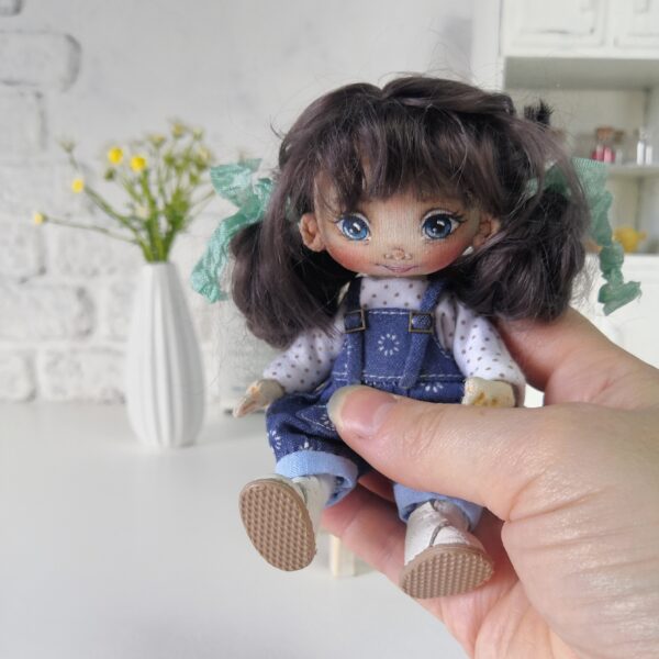 Small doll handmade 1 new cute rag doll