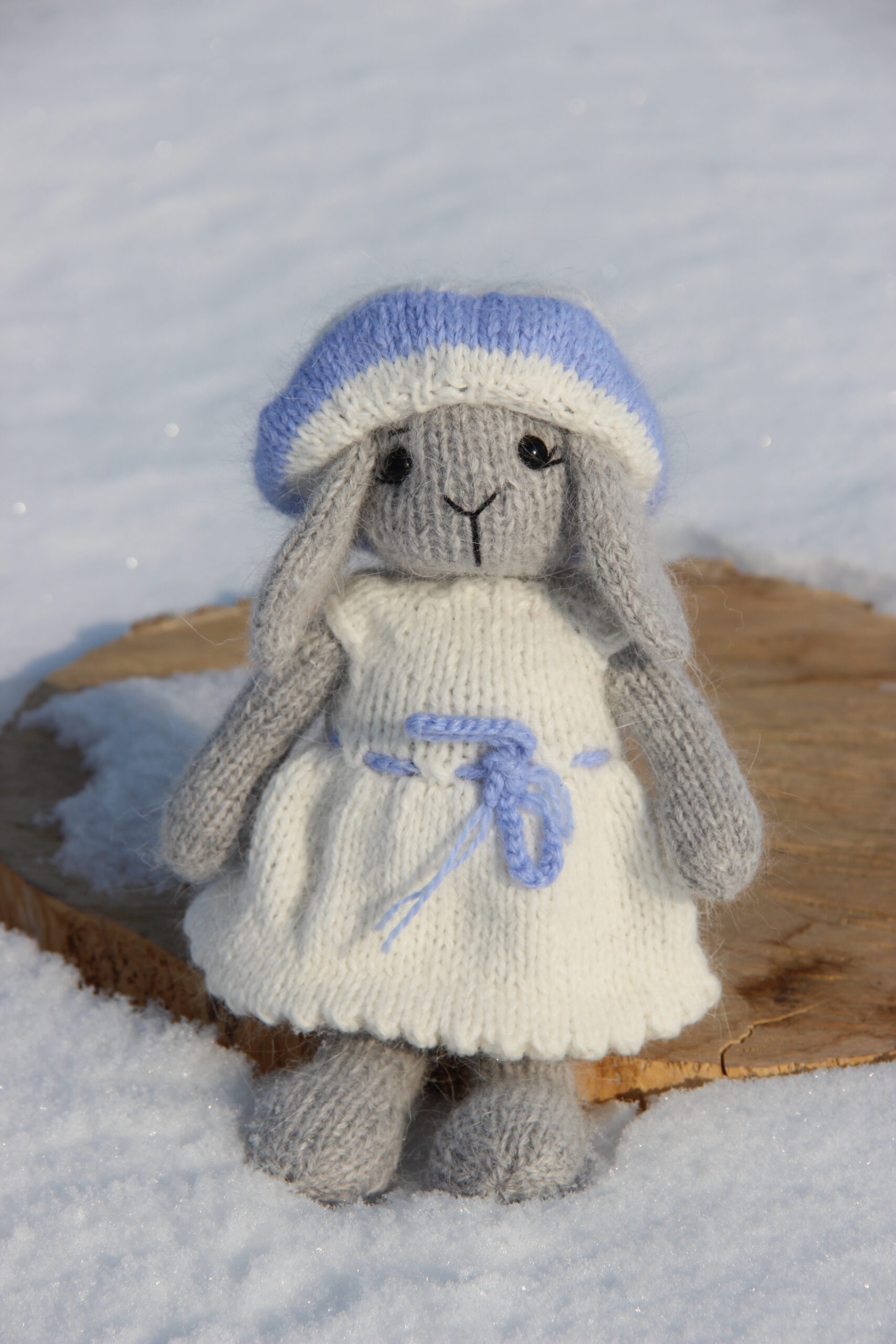 Easter rabbit knitting pattern pdf English, bunny pattern