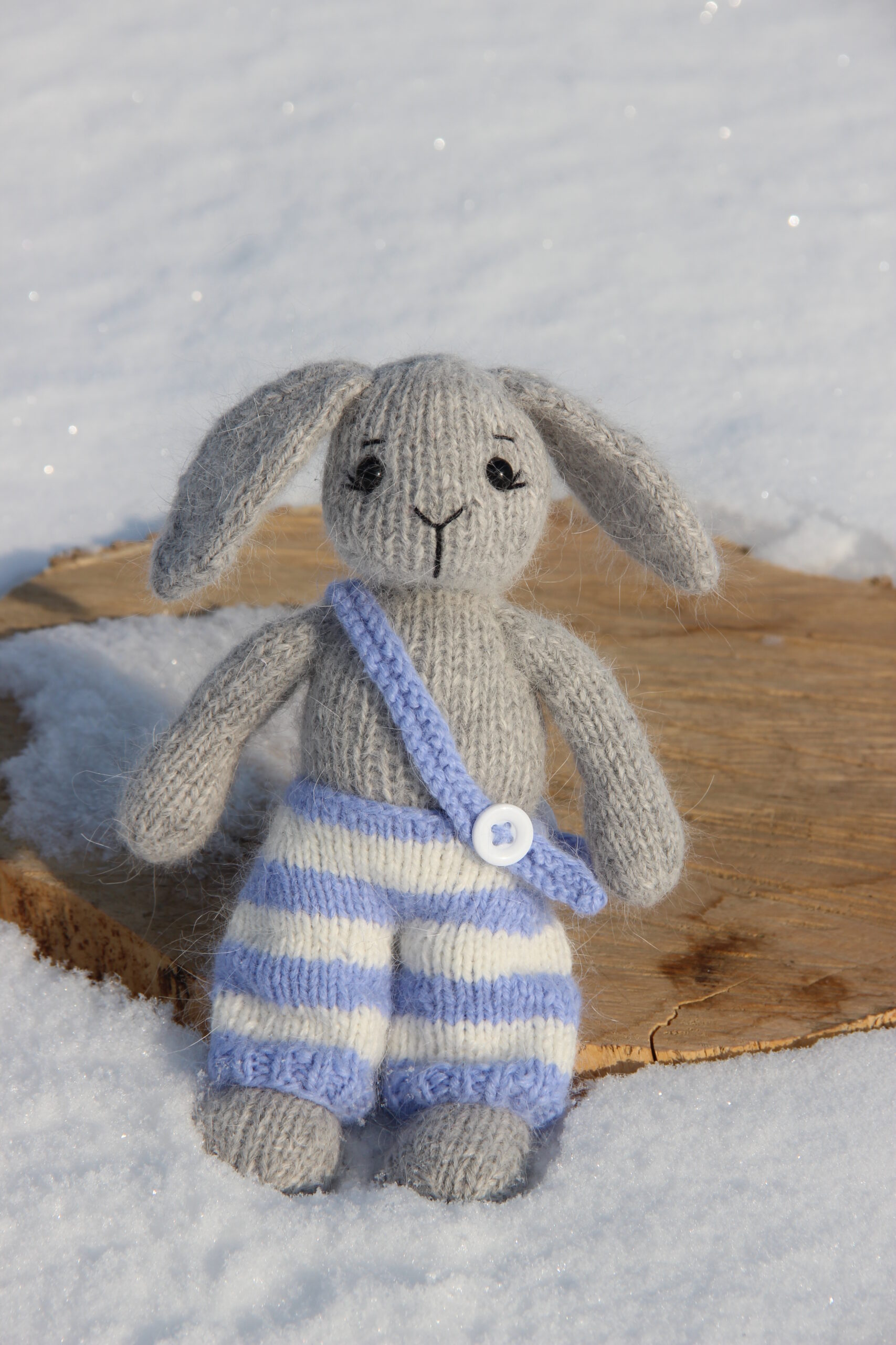 Easter rabbit knitting pattern pdf English, bunny pattern