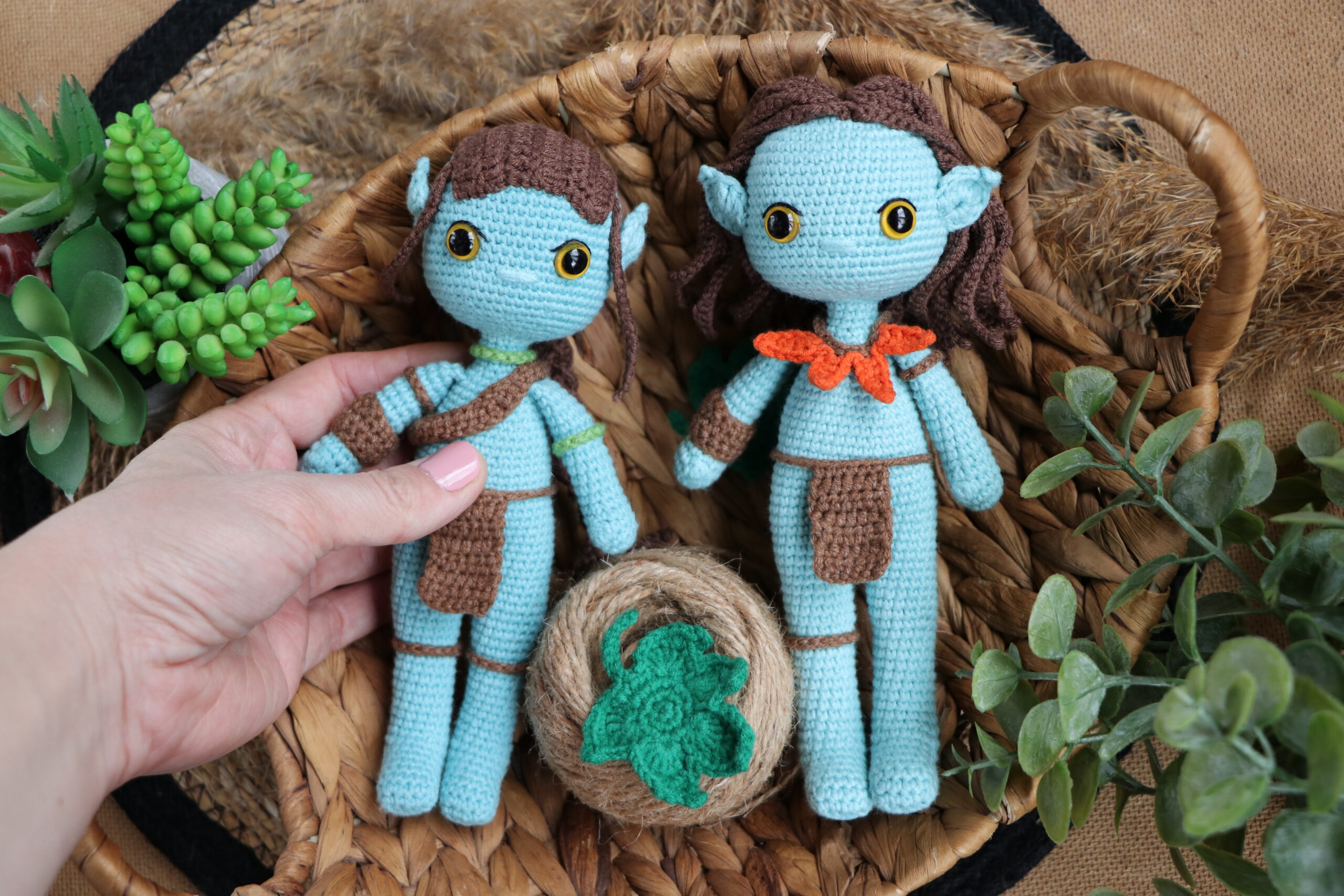 Avatar easy crochet pattern amigurumi Eng PDF - DailyDoll Shop