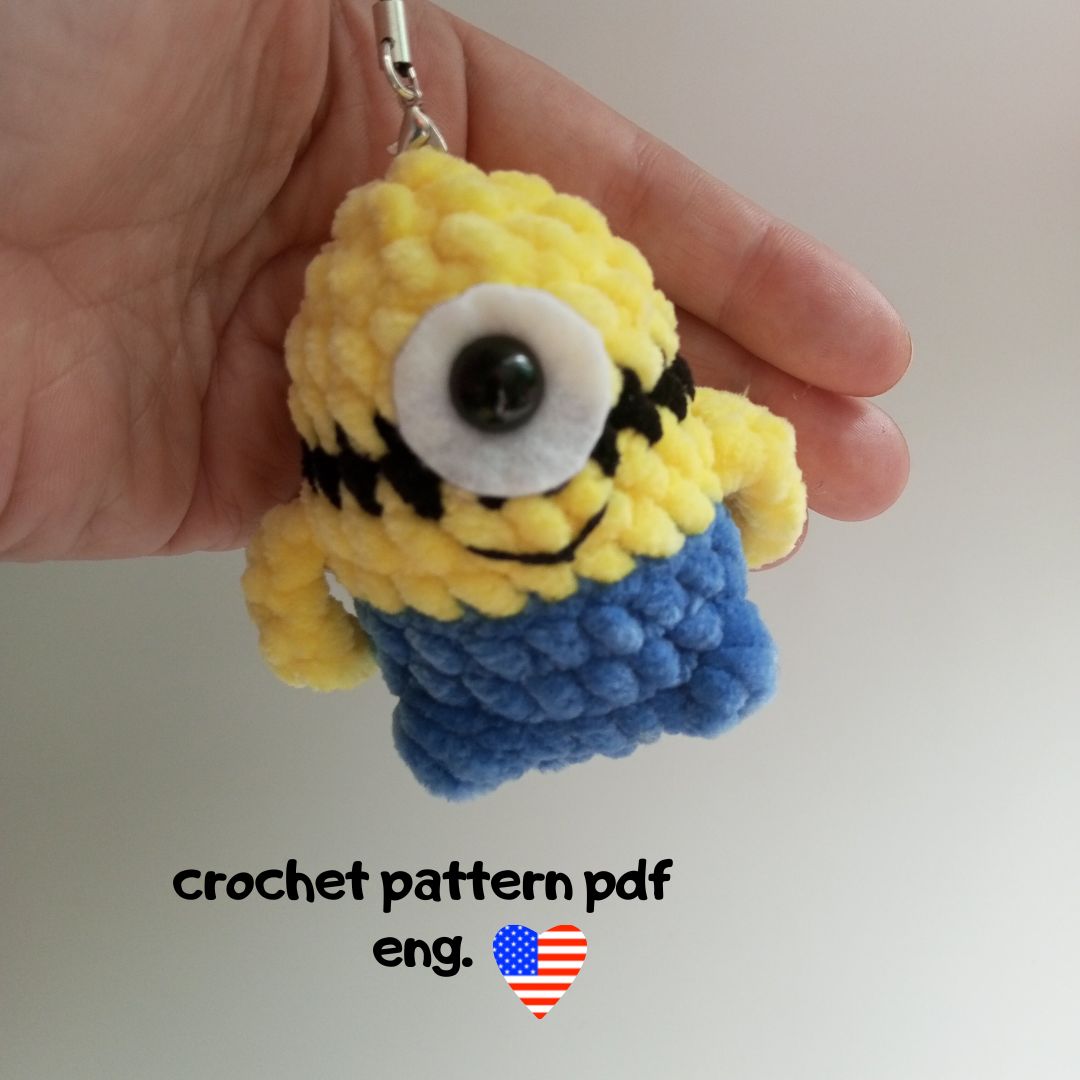 Minion Crochet Pattern - Small Toy - Accessory - DailyDoll Shop
