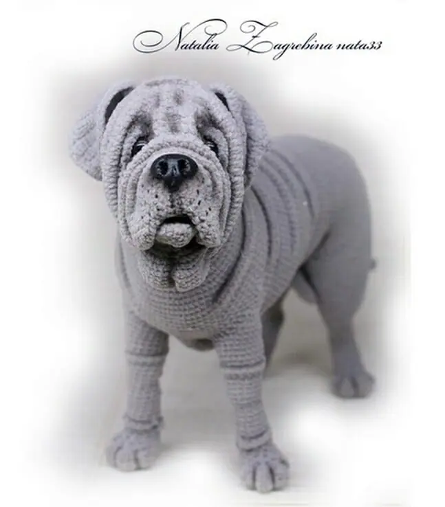 Crochet Pattern Mastiff (neapolitan) - DailyDoll Shop