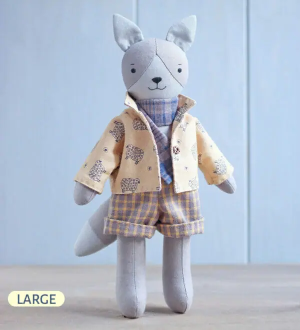 PDF Large Wolf Doll Sewing Pattern - DailyDoll Shop