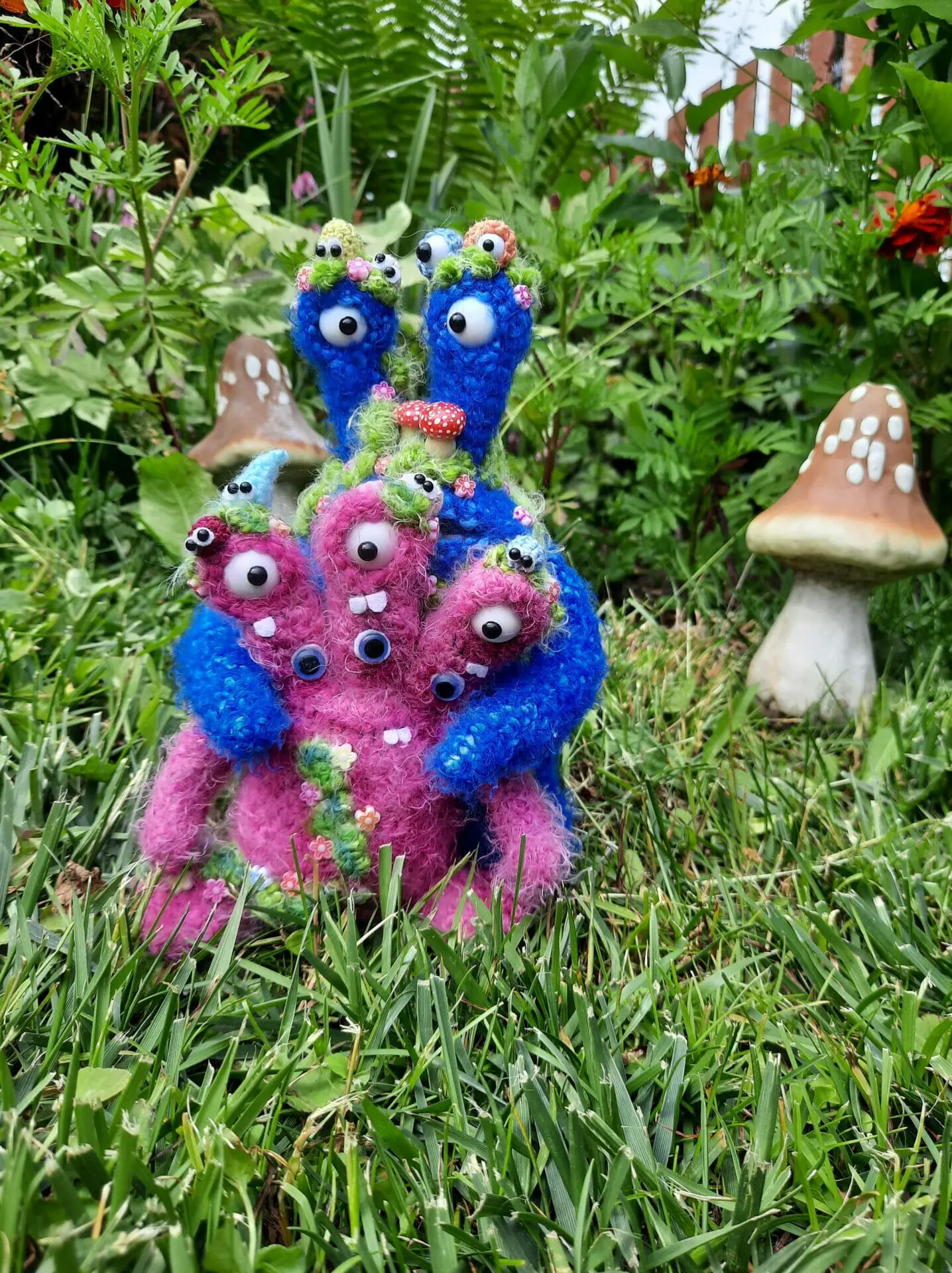 Monster friend for doll Funny monster Little creature friend