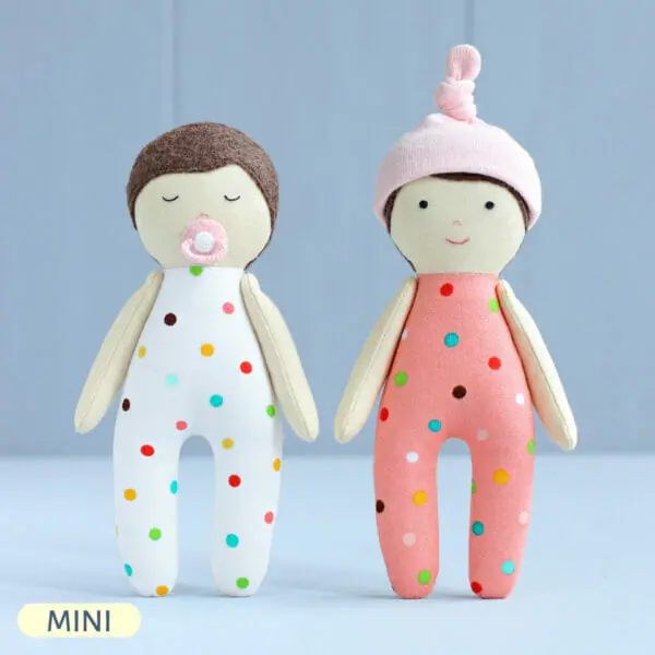 PDF Mini Baby Doll Sewing Pattern - DailyDoll Shop