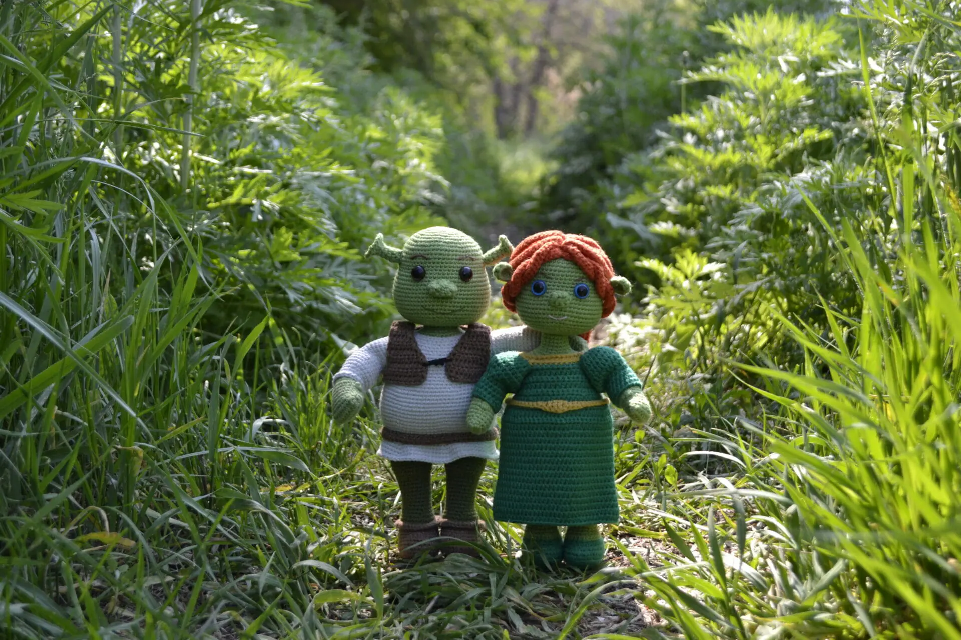 Crochet Shrek & Fiona pattern amigurumi
