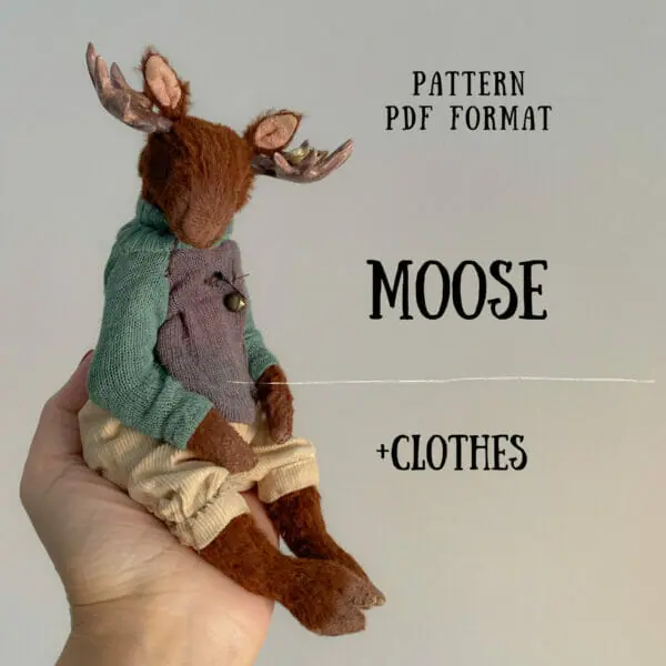Teddy moose sewing pattern and clothes in PDF format teddy moose ...