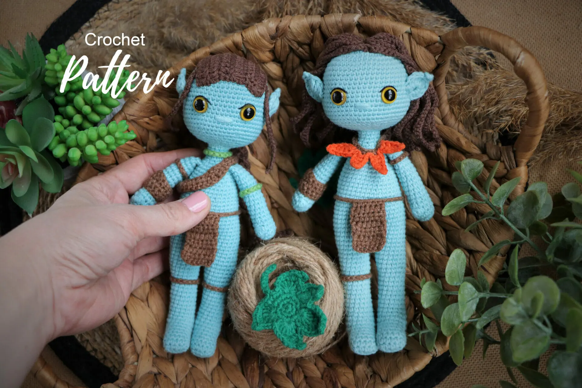 Avatar easy crochet pattern amigurumi Eng PDF - DailyDoll Shop