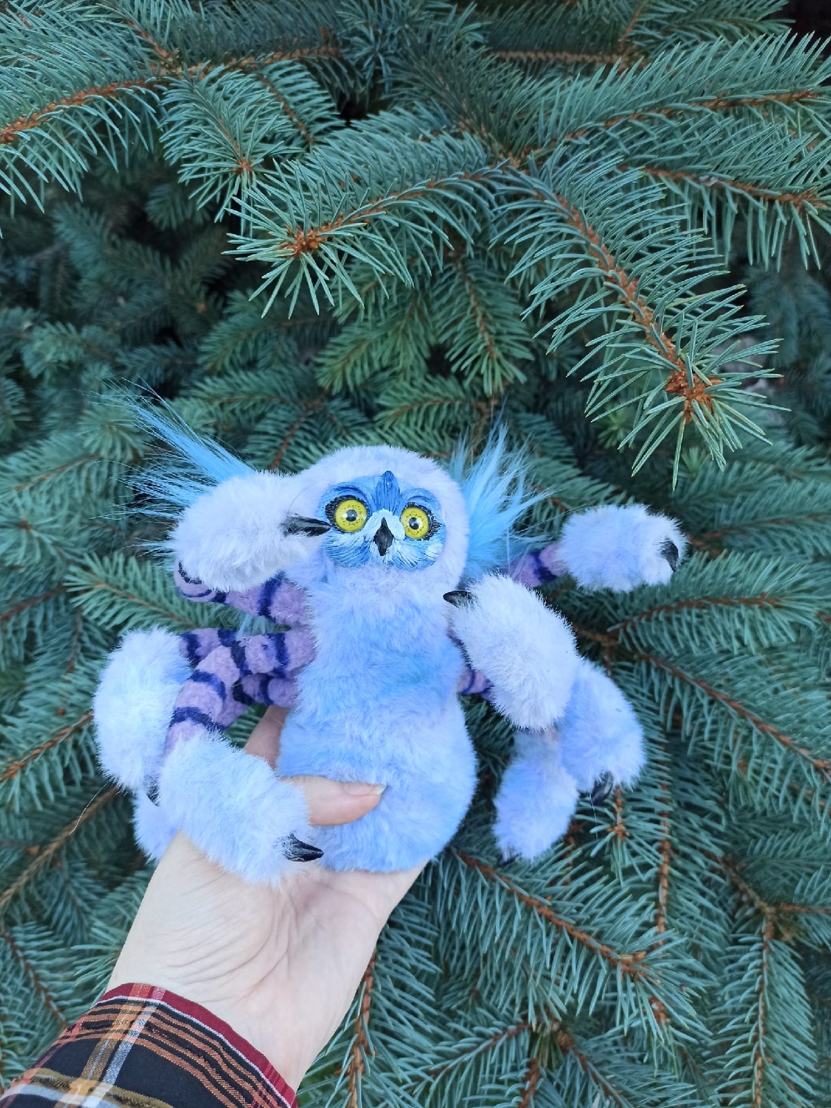 Spider-Owl art doll Open for commission, personal order.