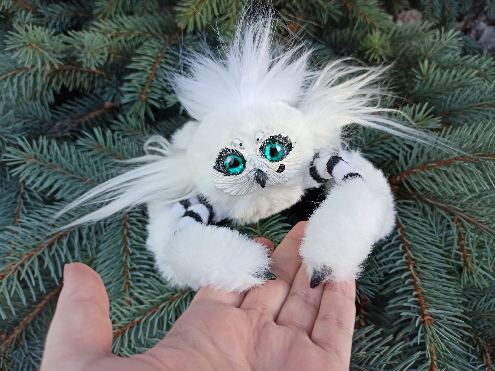 Spider-Owl art doll Open for commission, personal order.