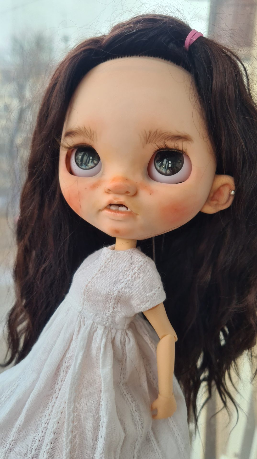 Blythe custom tbl natural Braun hair - DailyDoll Shop