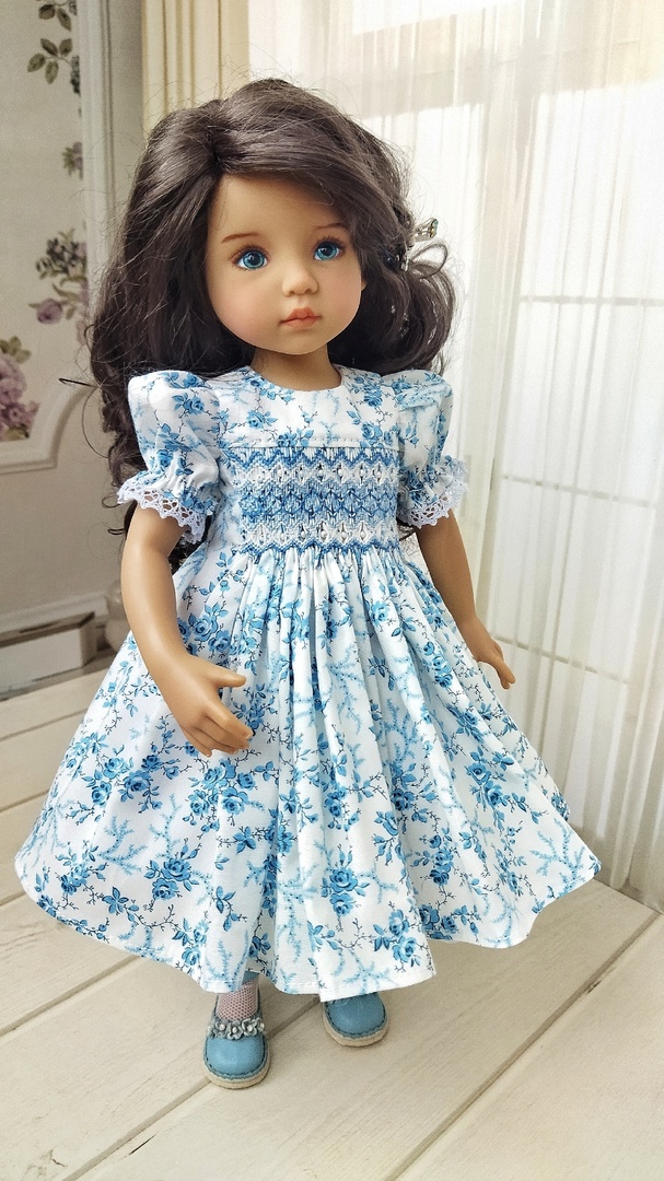 Frost pattern dress - DailyDoll Shop