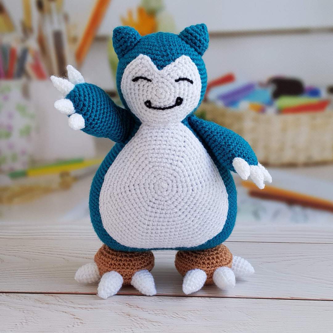 Amigurumi toy pattern Pokemon Snorlax Crochet toy