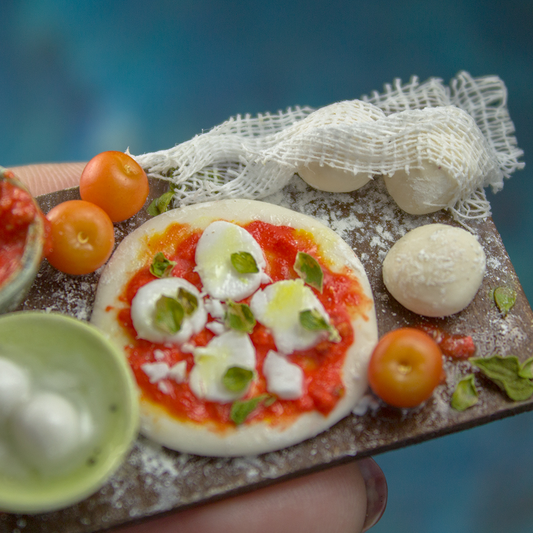 TUTORIAL Miniature pizza making set - DailyDoll Shop