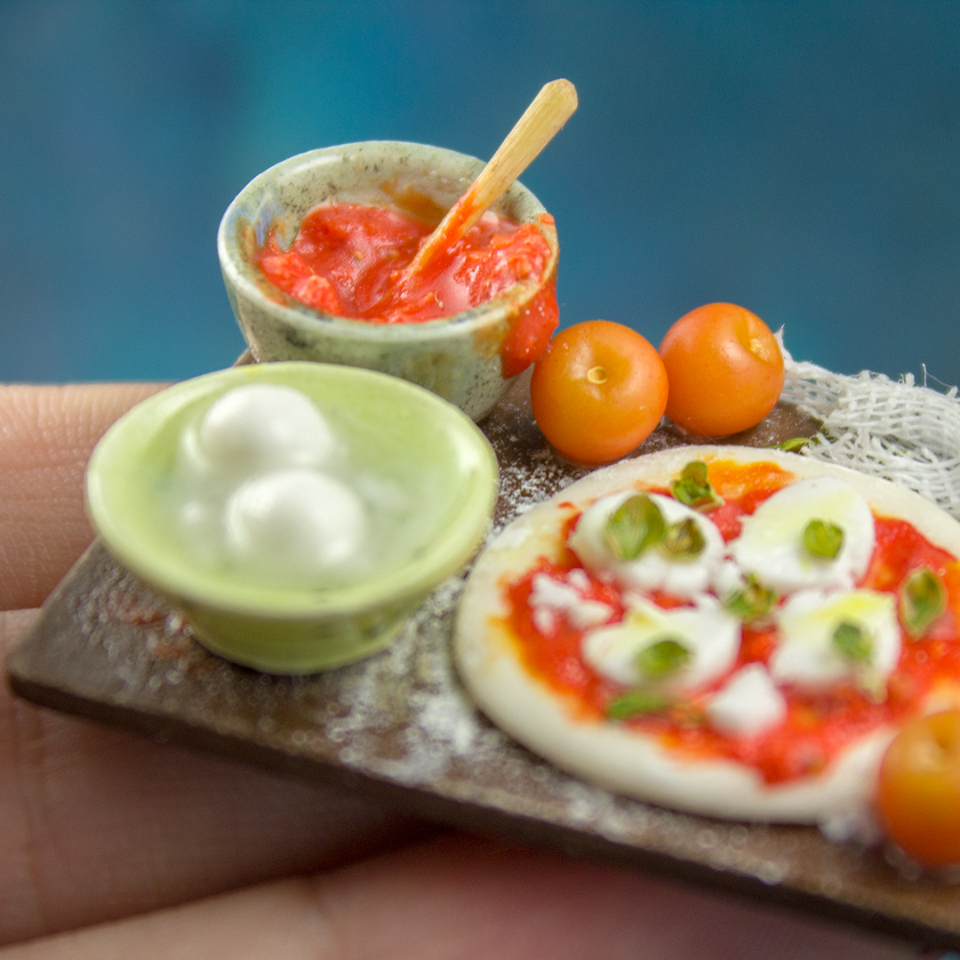 TUTORIAL Miniature pizza making set - DailyDoll Shop