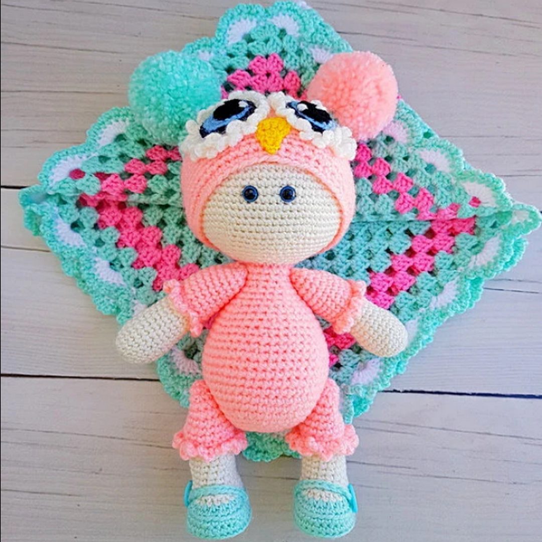 Amigurumi doll pattern Little Princess Sally Crochet